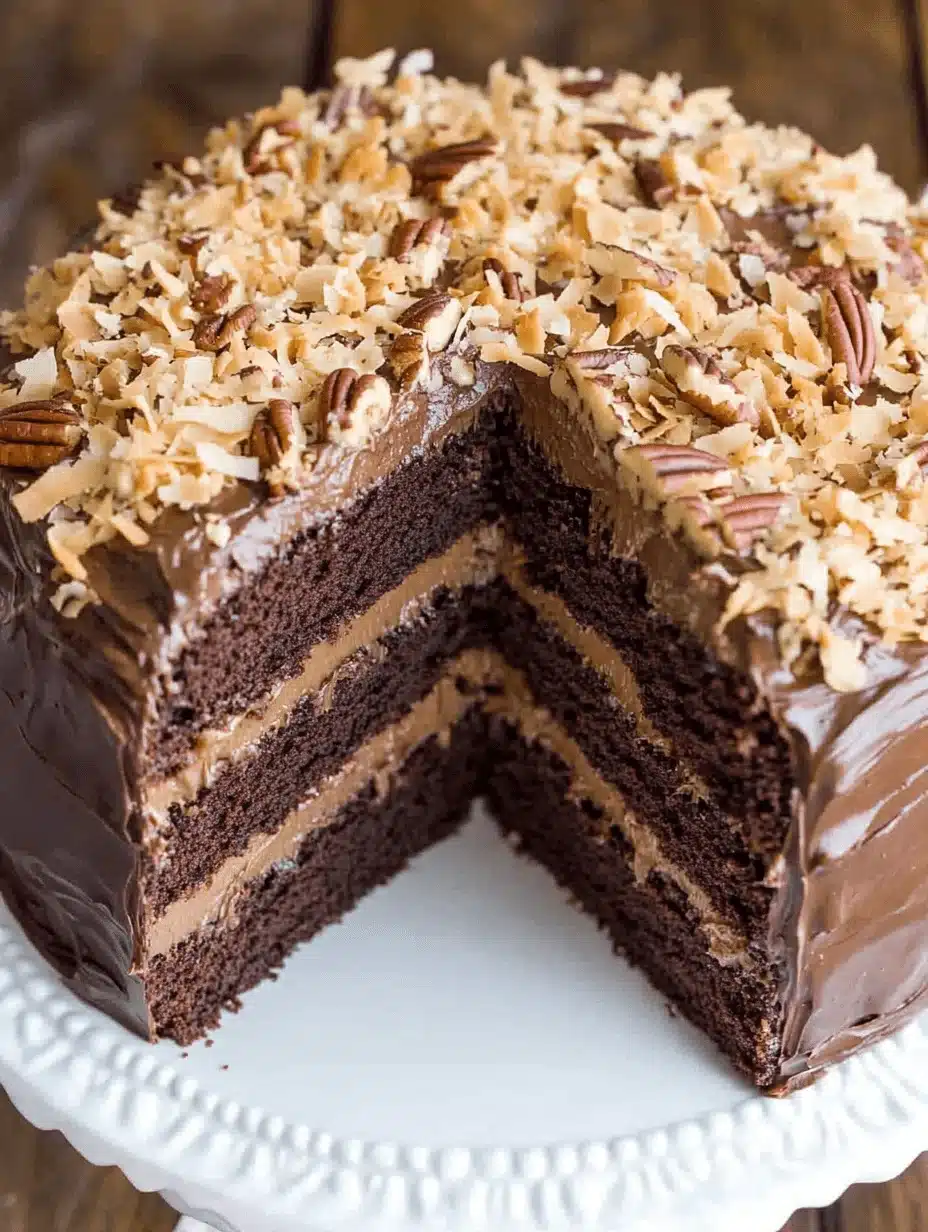 Best Homemade German Chocolate Cake Recipe 2025