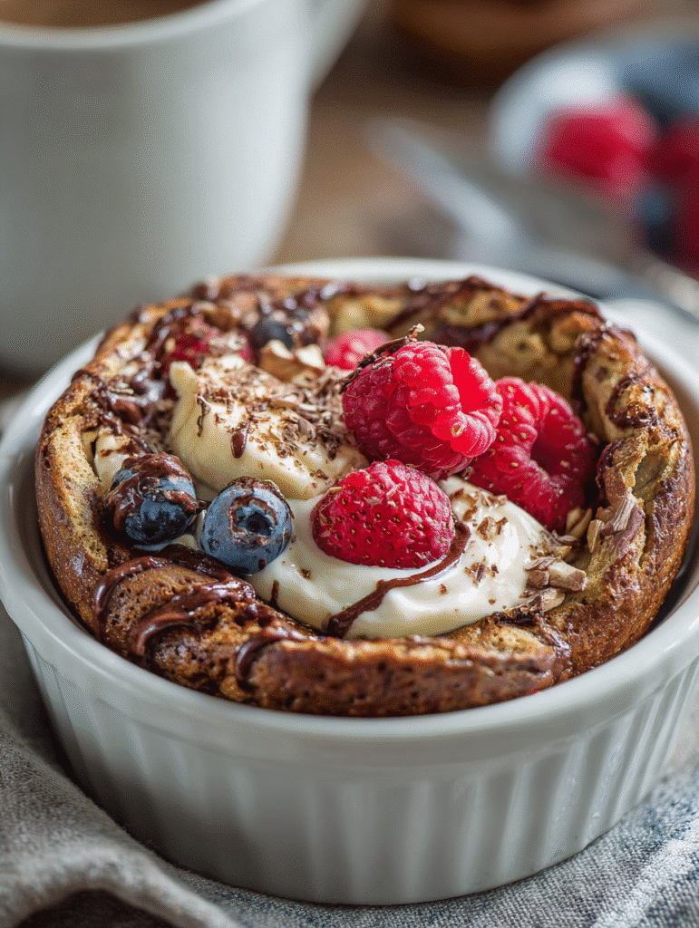 Baked Protein Pancake Bowls – Easy, Healthy Breakfast