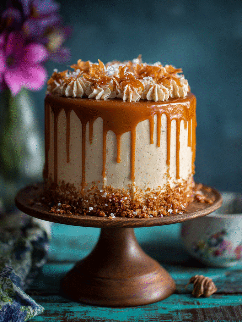 Delicious Salted Caramel Cake – Moist, Buttery & Irresistible