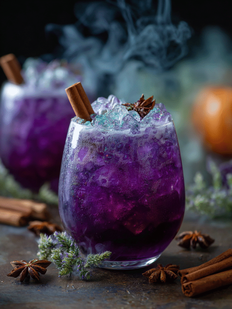 Spooky & Sweet Witch’s Potion Punch Recipe – Non Alcoholic Halloween Drink