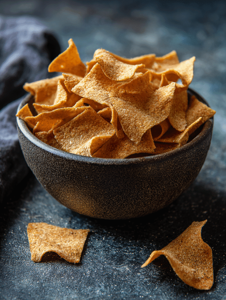 Crispy 1-Ingredient Protein Chips – Easy High-Protein Snack