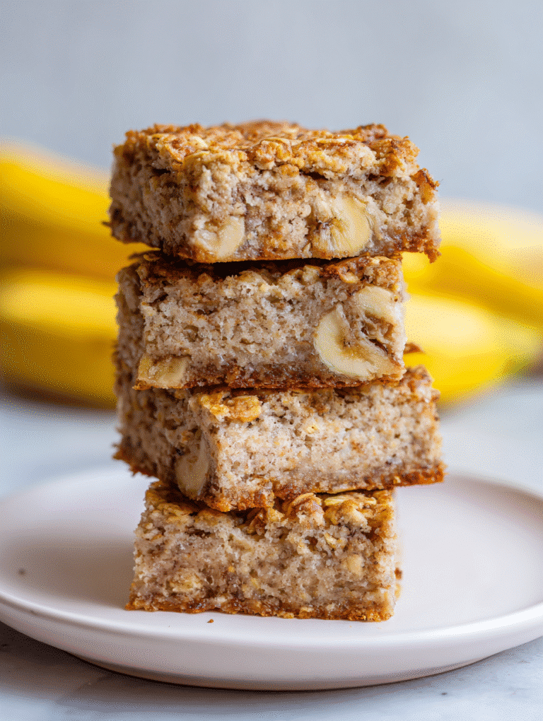 Banana Bars | Easy Snack Recipe for Toddlers – Soft, Healthy & Quick