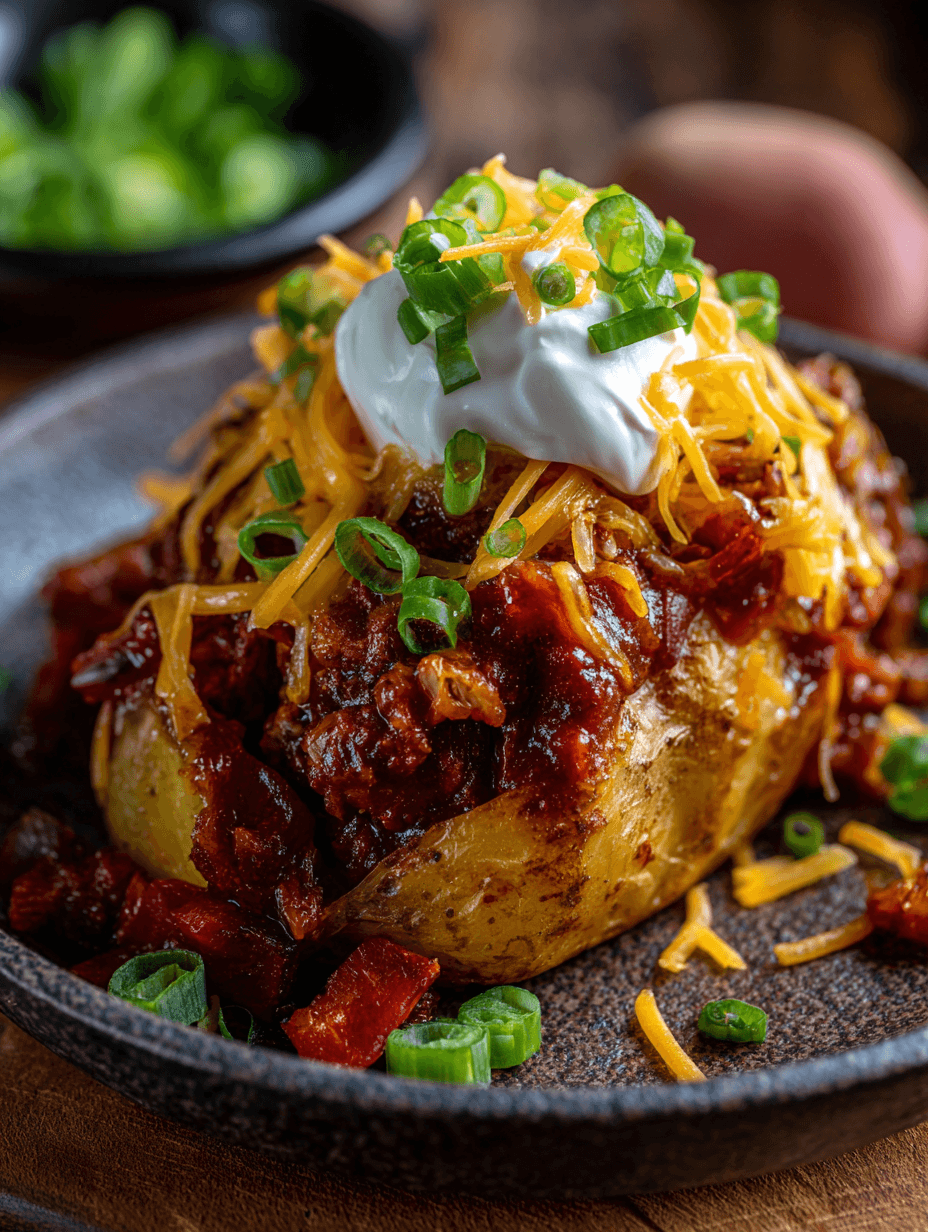 Chili Loaded Potatoes – The Ultimate Chili Bake with Creamy Potato & Cheese