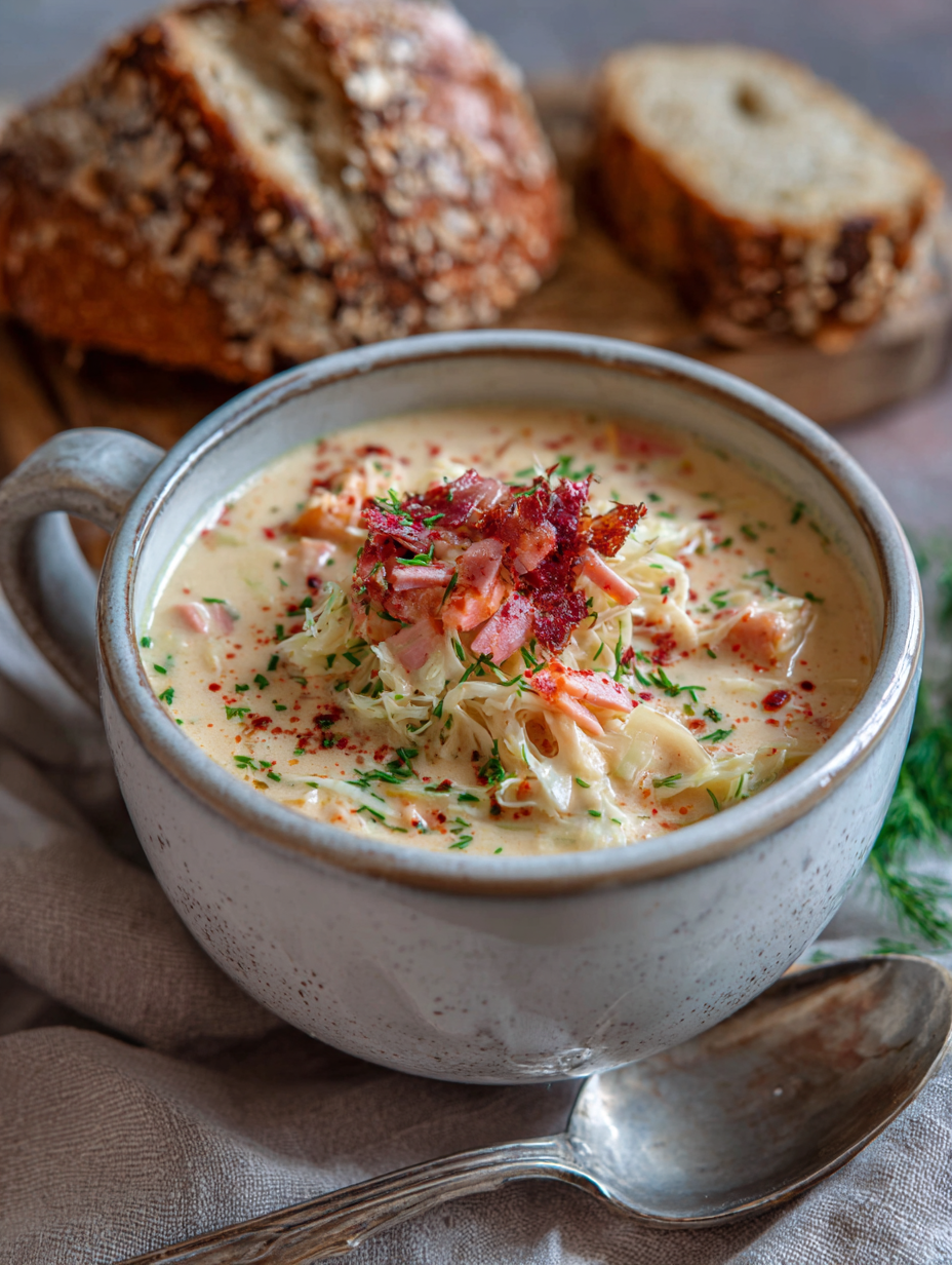 Creamy Reuben Soup recipe: Comfort in a Bowl | Easy Reuben Recipe