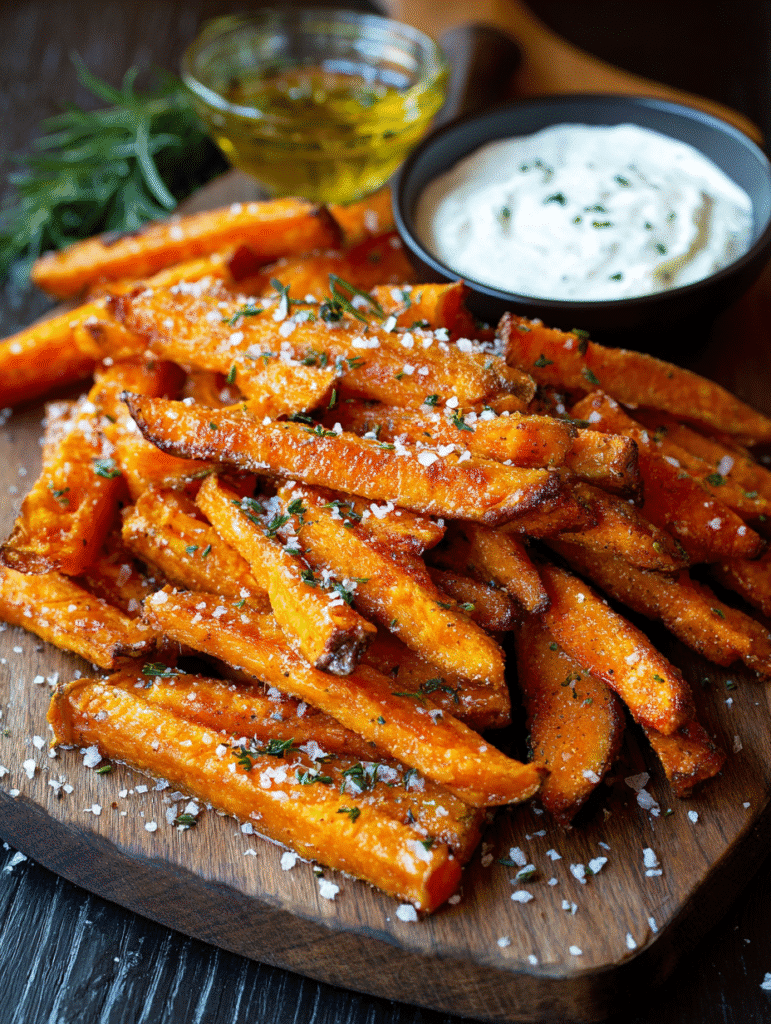 Crispy Oven Baked Sweet Potato Fries – Easy, Healthy, and Super Crunchy