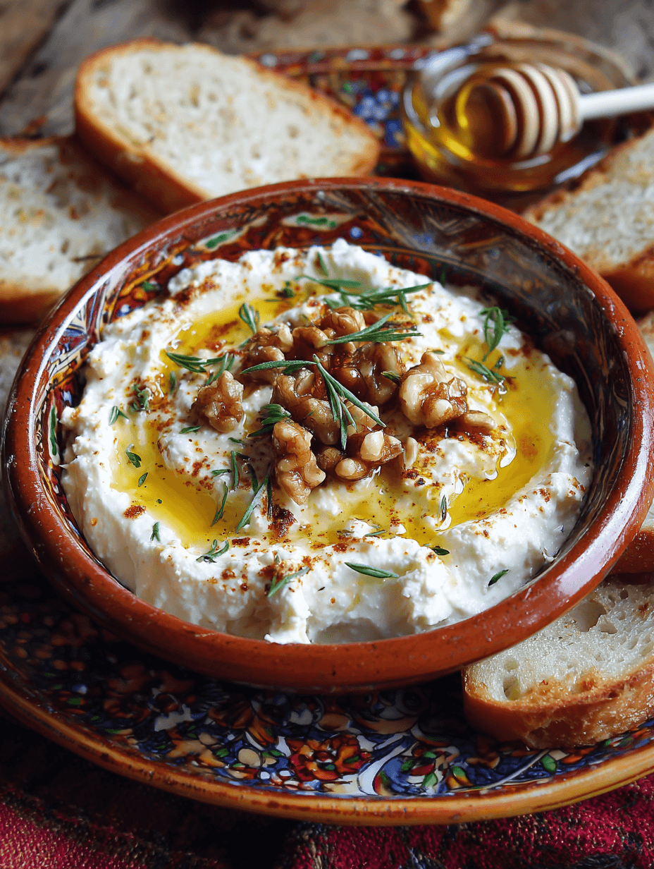 delicious Ricotta Dip with Hot Honey – Crowd Favorite