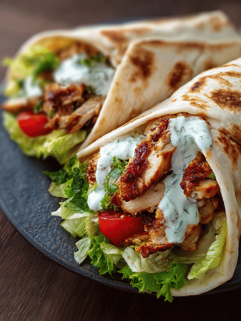 Air Fryer Chicken Shawarma Wrap Recipe – Crispy, Flavorful, and Ready ...