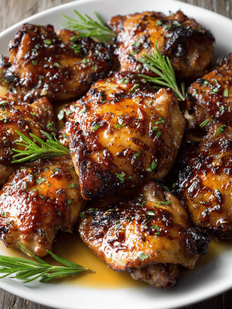 Honey Garlic Glazed Chicken – Easy, Sticky, Sweet & Savory Weeknight Dinner