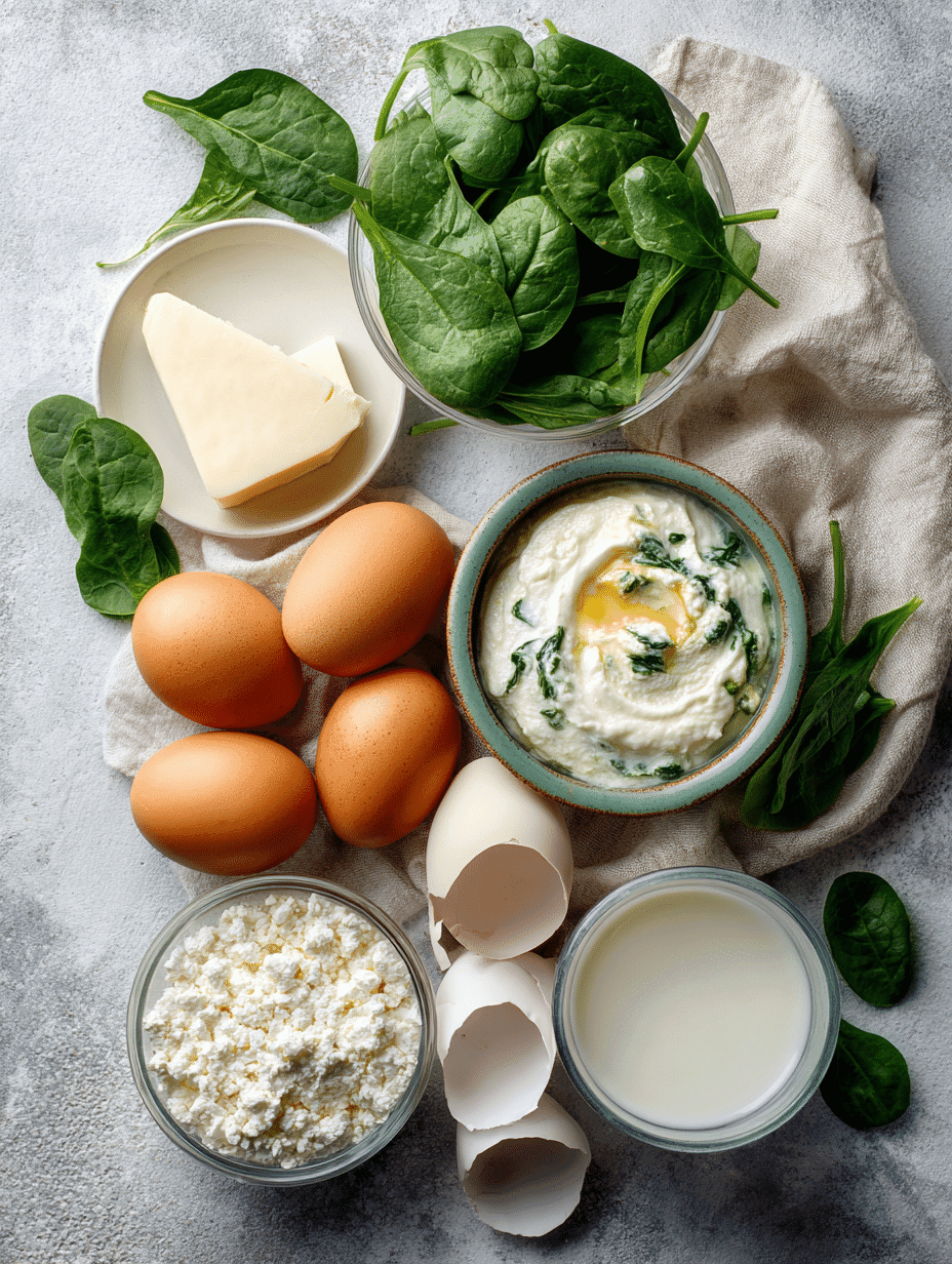 Spinach & Cottage Cheese Egg Bake – Easy, Healthy Breakfast
