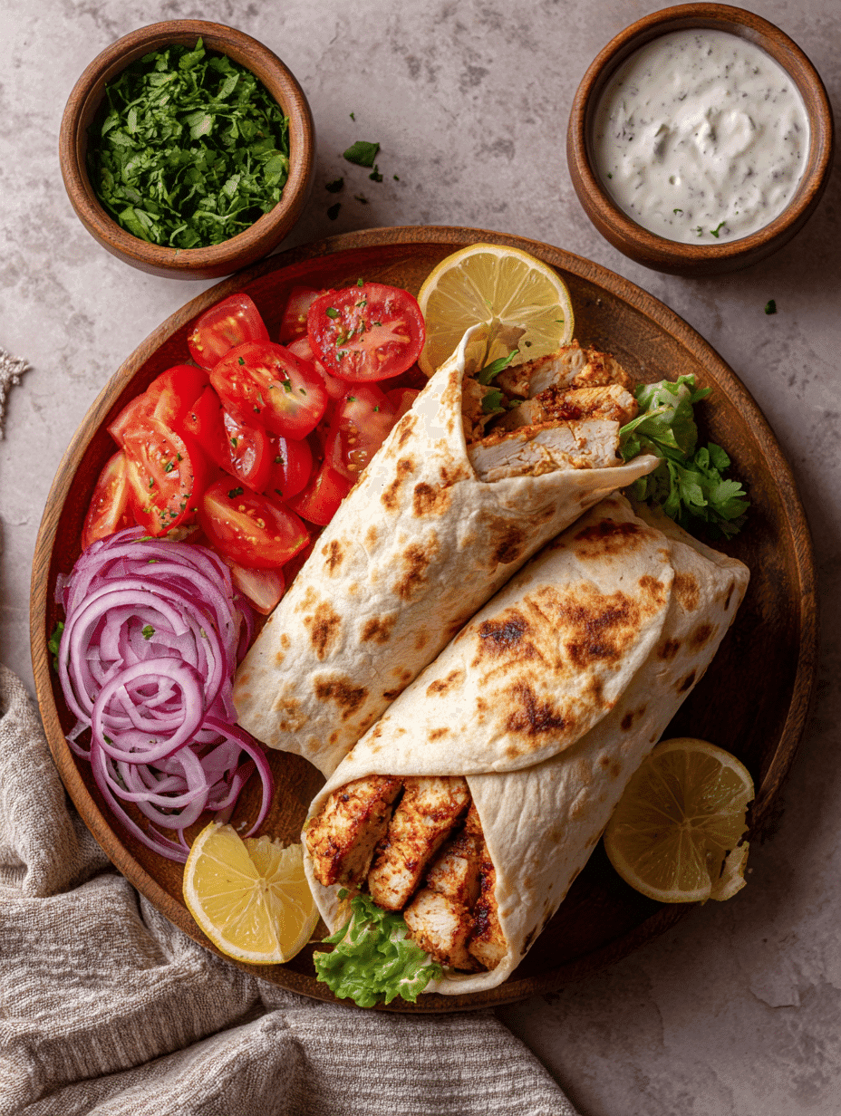 Air Fryer Chicken Shawarma Wrap Recipe – Crispy, Flavorful, and Ready ...