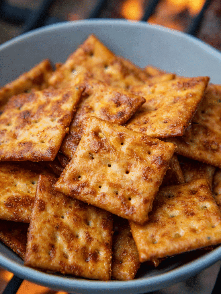 Smoked BBQ Saltine Crackers – Bold, Crunchy & Addictive Snack