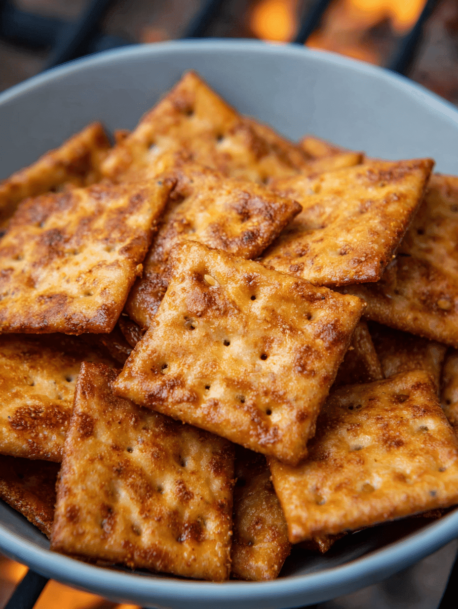 Smoked BBQ Saltine Crackers – Bold, Crunchy & Addictive Snack